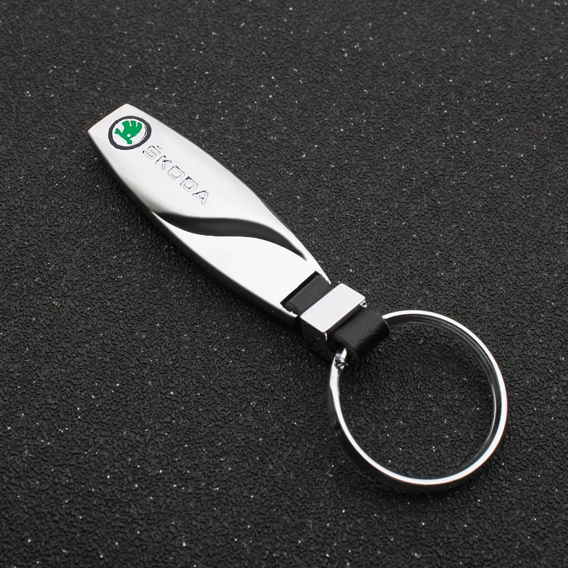 1Pcs-Long-3D-Metal-Car-Styling-Logo-Keychain-Key-Chain-Rings-for-Skoda ...