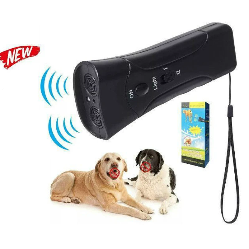 Dog Repeller Anti Barking Ultrasonic Dog Chaser Parar Agressivo Parar ...