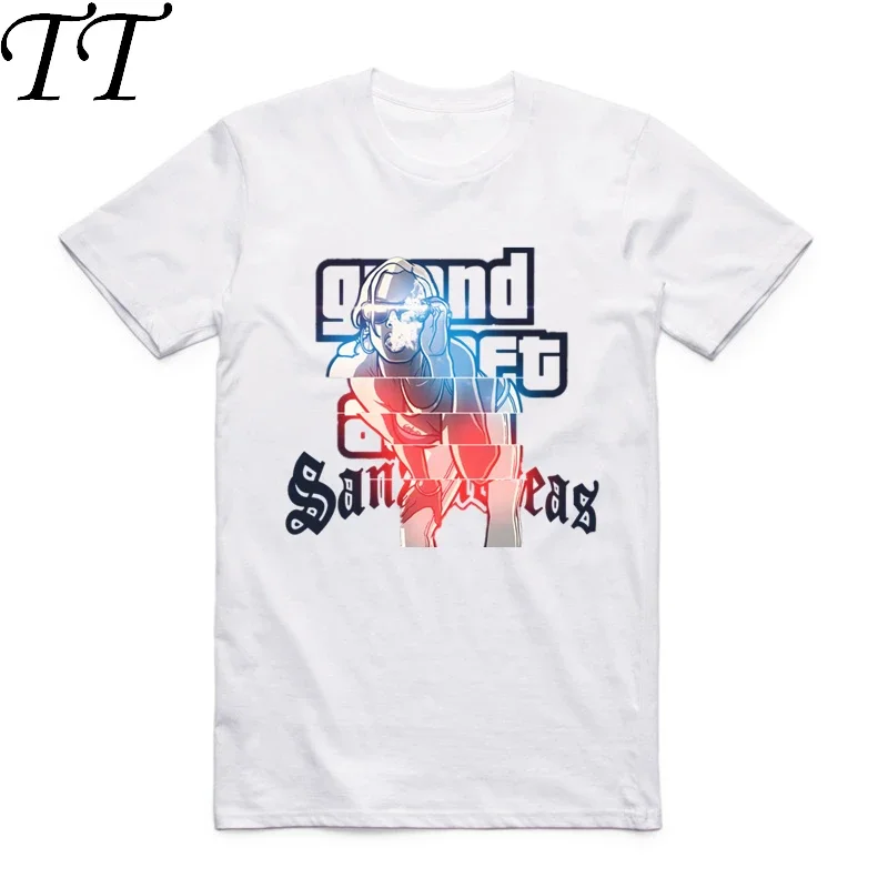 2019-S-XXXL-Men-s-Print-Grand-Theft-Auto-GTA-T-shirt-Short-sleeve-O ...