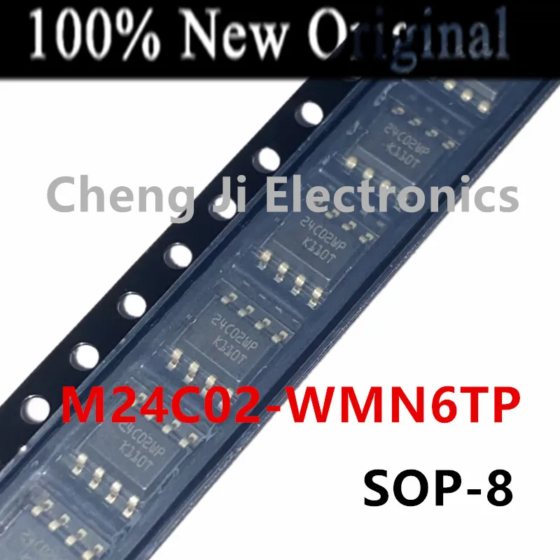 10PCS-Lot-M24C01-WMN6TP-24C01WP-M24C02-WMN6TP-24C02WP-M24C04-WMN6TP ...