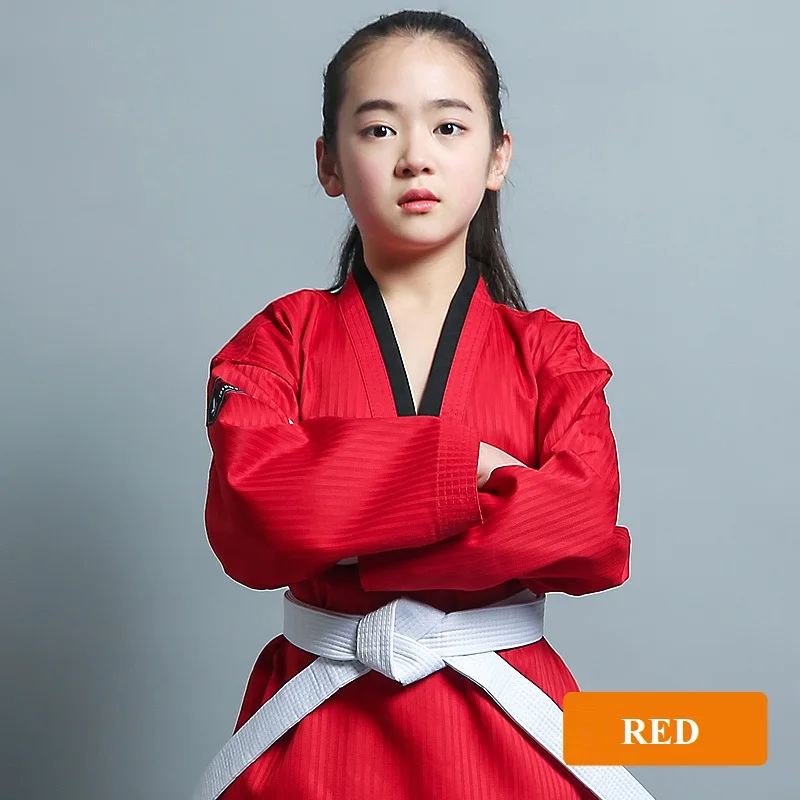 High-Grade-Black-Red-Blue-Adult-Kids-Taekwondo-TKD-Uniform-Training ...