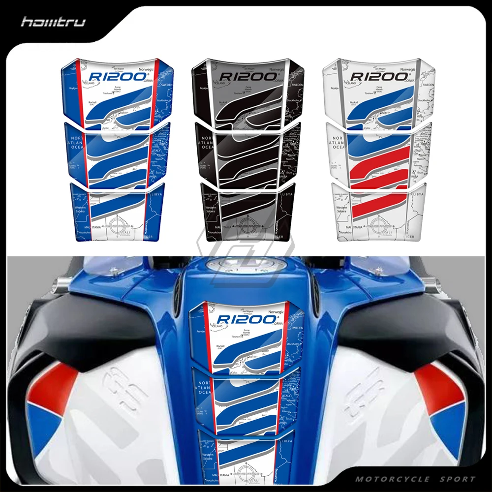 3D Resin Motorcycle Tank Pad Protector Case for BMW R1200GS Adventure ...