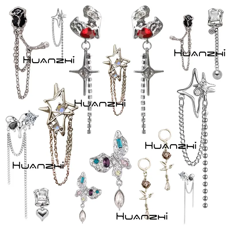 Alien-Irregular-Lava-Wrinkle-Red-Crystal-Rose-Heart-Star-Long-Tassel ...