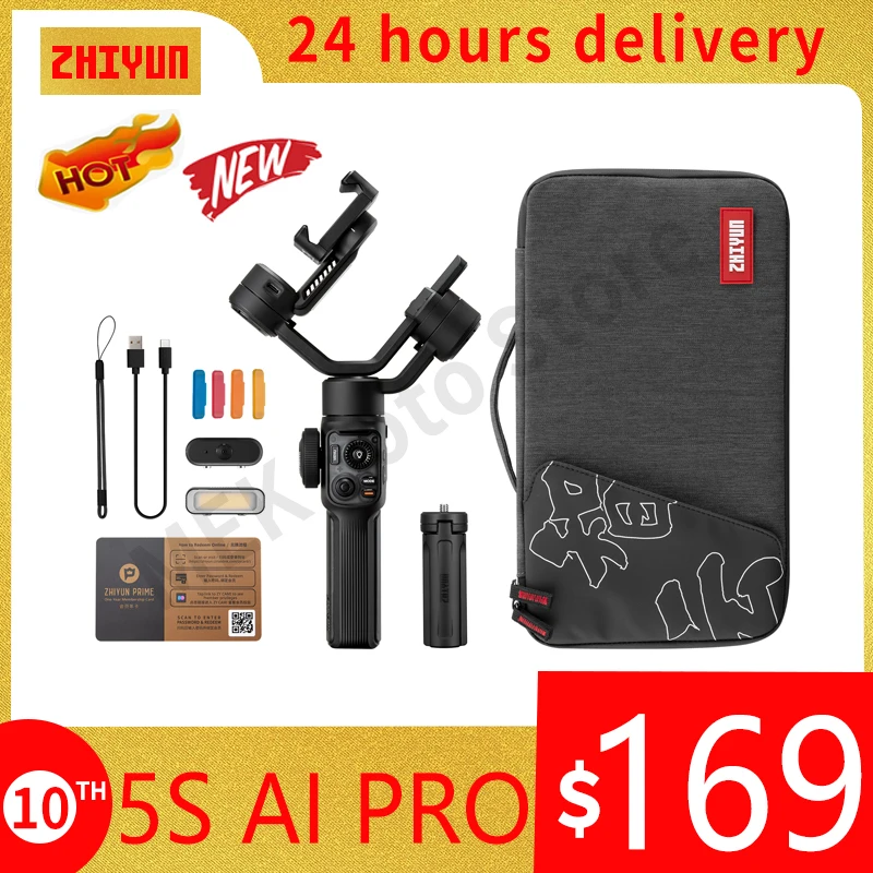 ZHIYUN-Official-Smooth-5S-AI-PRO-COMBO-Handheld-Stabilizer-3-Axis ...