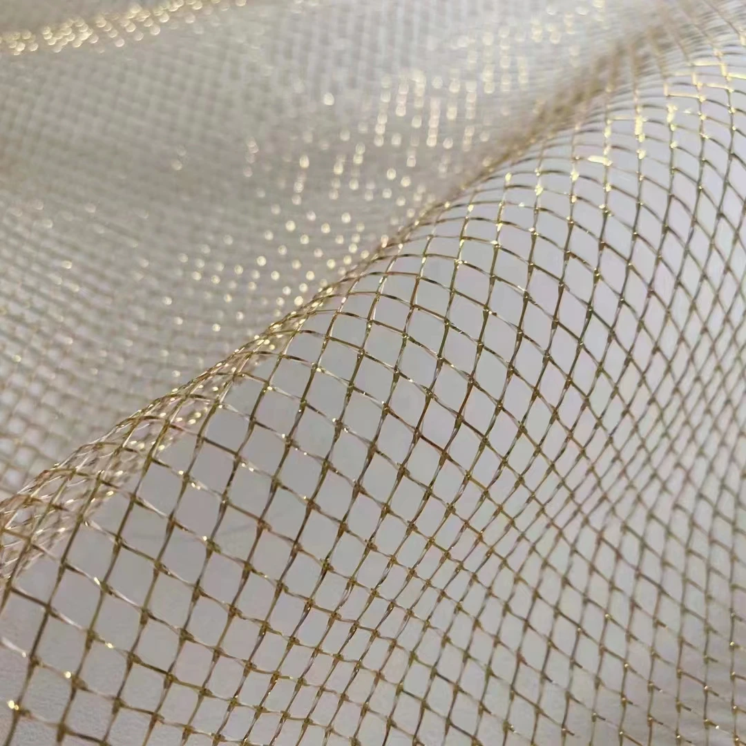 Duro-nico-Lado-Diamante-Forma-Tule-Tecido-De-Malha-Xadrez-Transparente ...