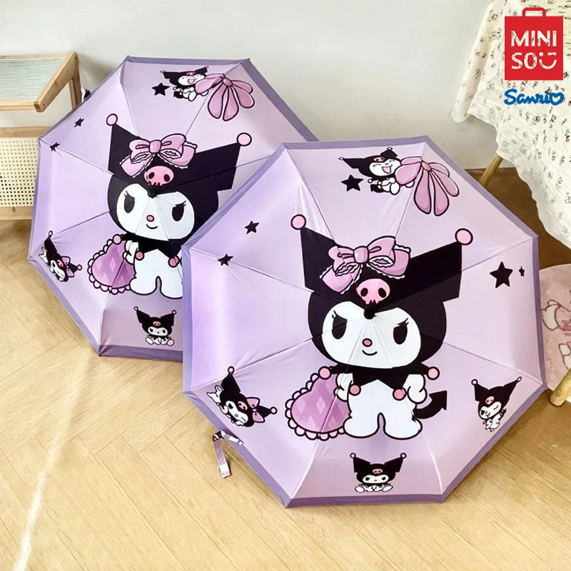 MINISO-Sanrio-Automatic-Children-s-Umbrella-Kuromi-Umbrella-Sun ...
