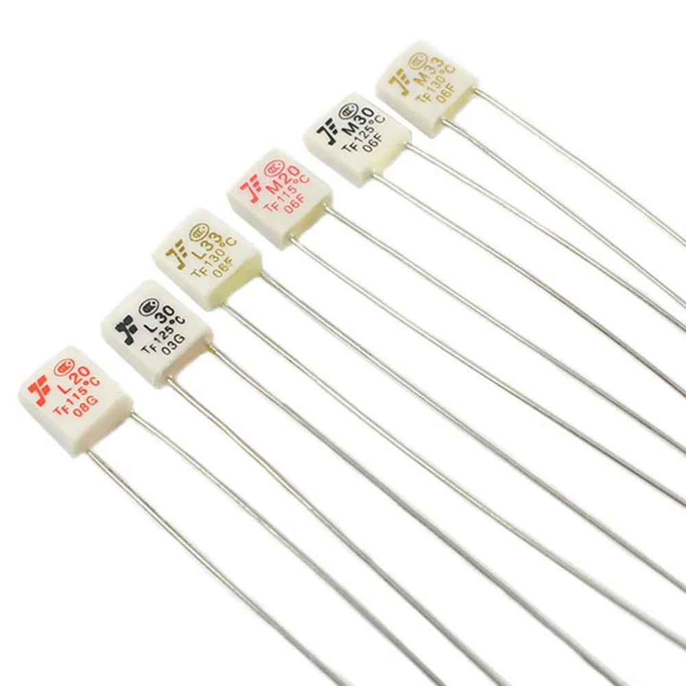 Fusible térmico de 10 piezas, interruptor de temperatura de enlace ...