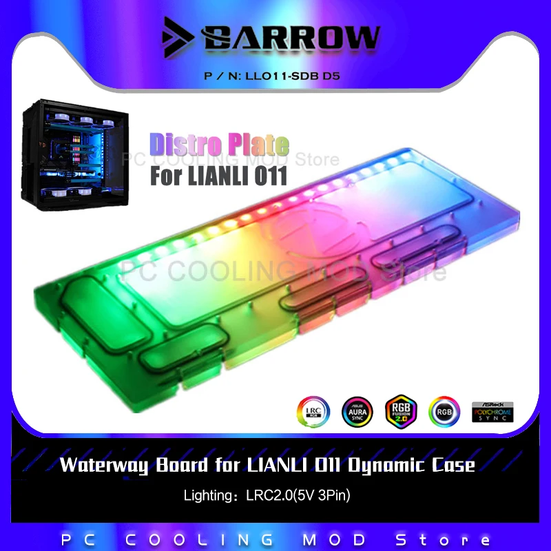 Barrow-Distro-Plate-For-LIANLI-O11-Case-MOD-Waterway-Board-Reservior-PC ...