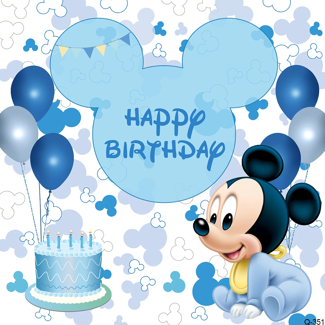 Mickey Birthday Background