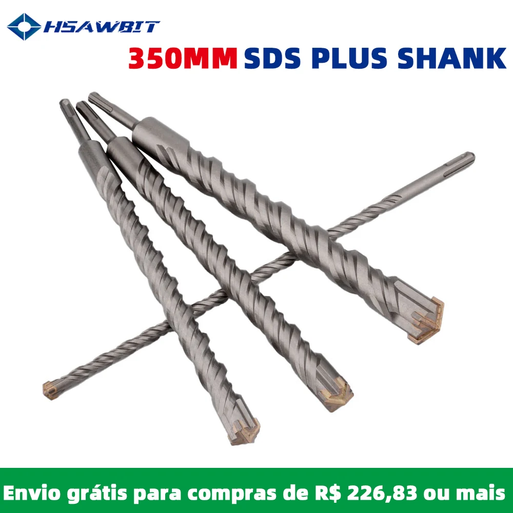 Broca-Longa-de-Alvenaria-Haste-SDS-Plus-para-Martelo-El-trico-Carboneto ...