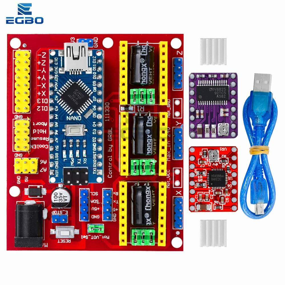 Esp32 Kit 3D Printer Pack - Development Board + CNC Shield V3 Expansion ...