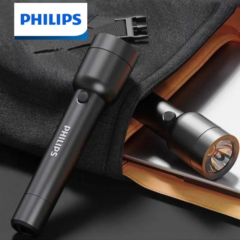 Philips-LED-Flashlight-with-USB-Charging-18650-Battery-4-Lighting-Modes ...