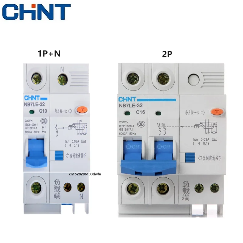 CHINT-Leakage-Circuit-Breaker-NB7LE-32-Household-Air-Conditioner-1P-N-2P-Leakage-Protection ...