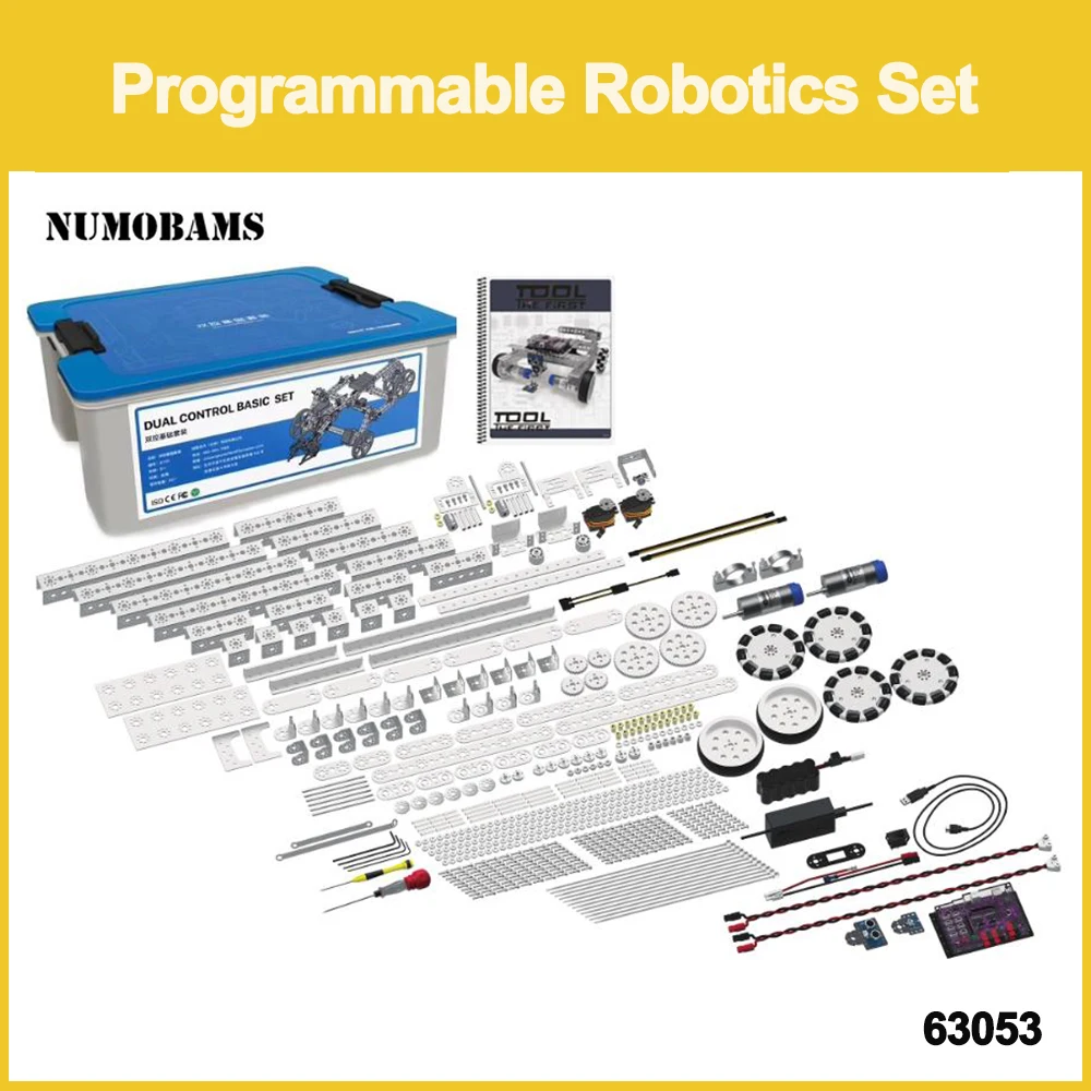 63053-MAX-Programmable-Robotics-Set-DIY-Educational-Robot-Kit-600-Total ...