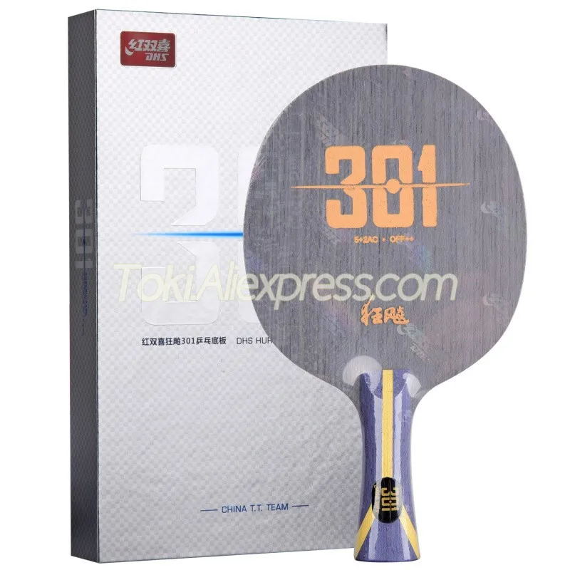 Original-DHS-Hurricane-301-Table-Tennis-Blade-Racket-H301-ALC-Carbon ...