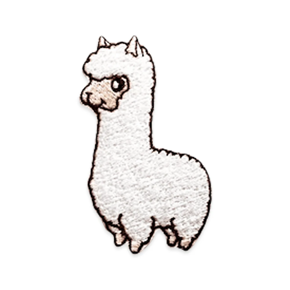 Super Cute Alpaca Patches Embroidered Decoration For Clothing ...