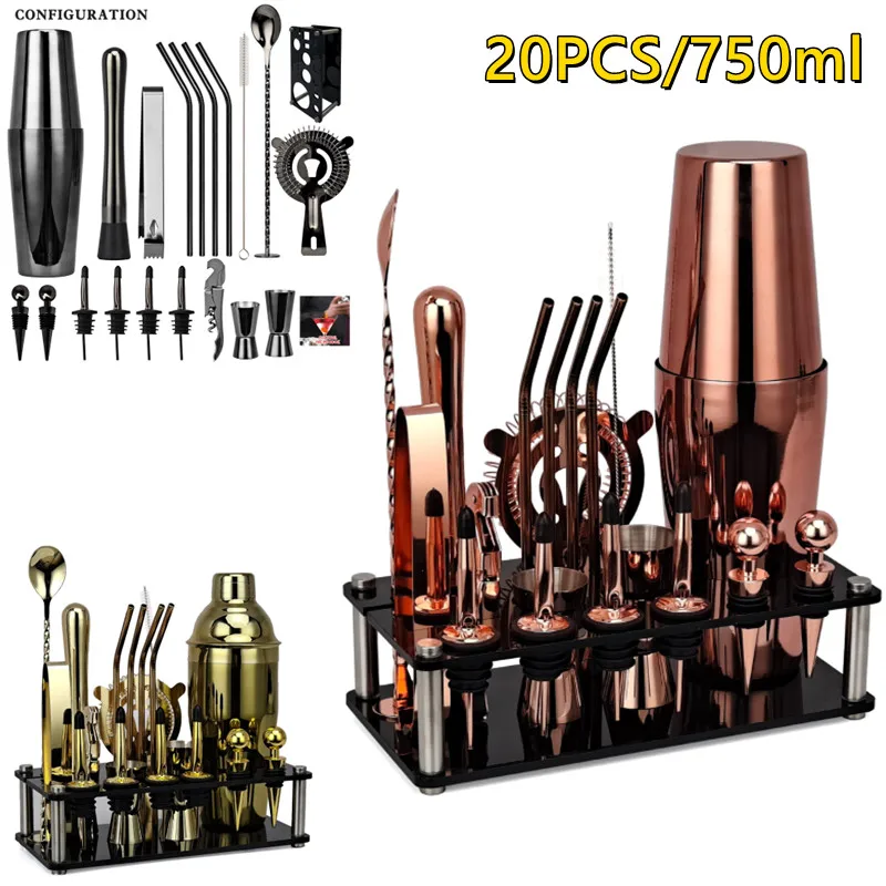 750ml-Stainless-cocktail-set-shaker-cocktail-cocktail-stirrer-stainless ...