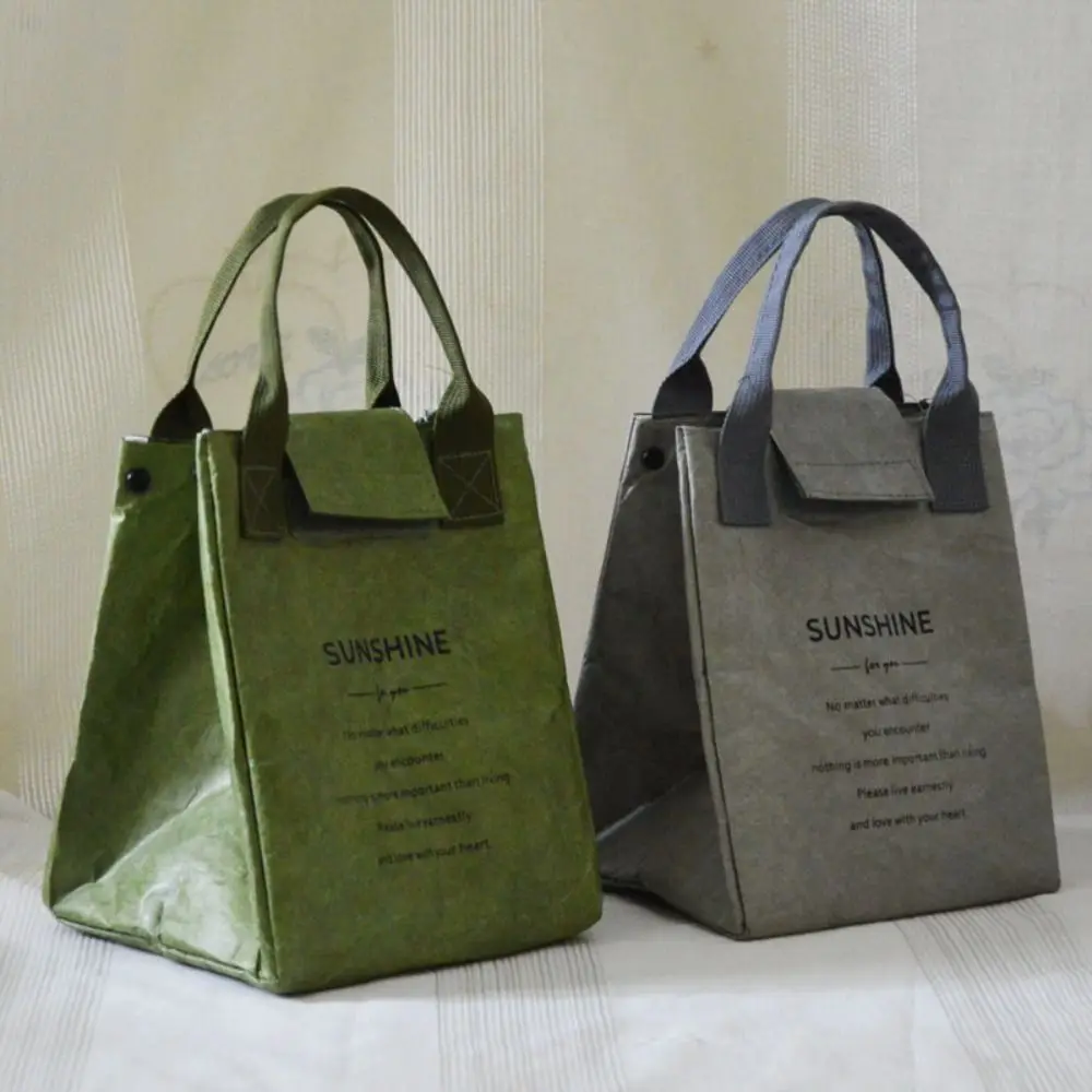 Portable Lunch Bag Waterproof Dupont Paper Insulation Refrigerated Tote ...