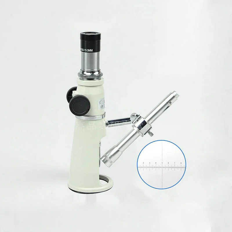 40x/100x Pocket Mini Handheld Jewelry Led Illuminant Microscope Handle ...