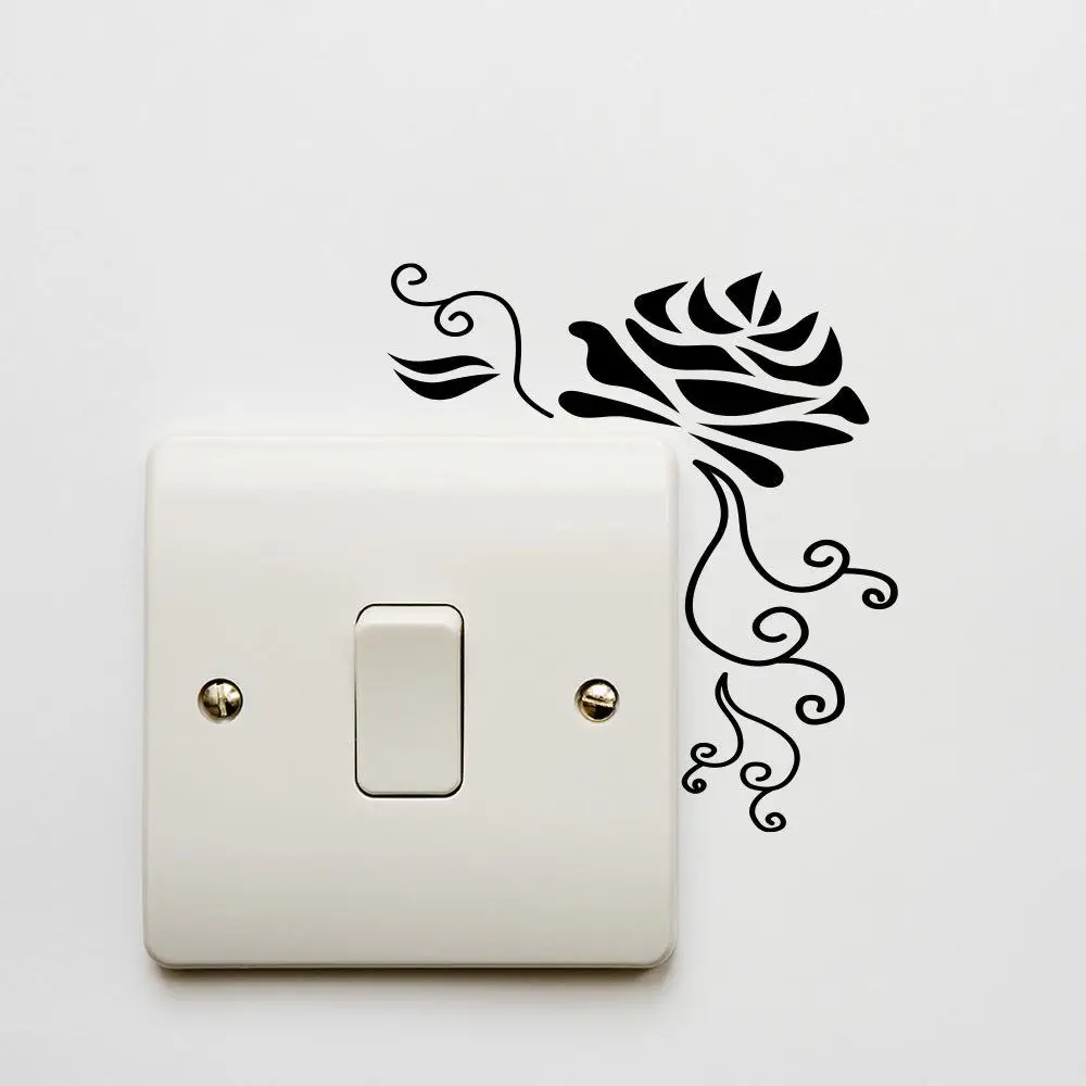1Pc-Creative-Light-Switch-Sticker-Cartoon-Flower-DIY-Wall-Decals-For ...