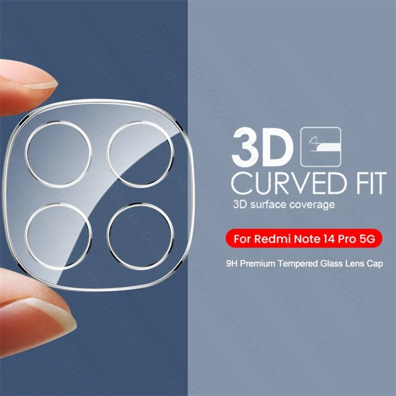 Note15 Note14 Note13 Pro+ 5G Case 3D Curved Camera Protector For Redmi ...