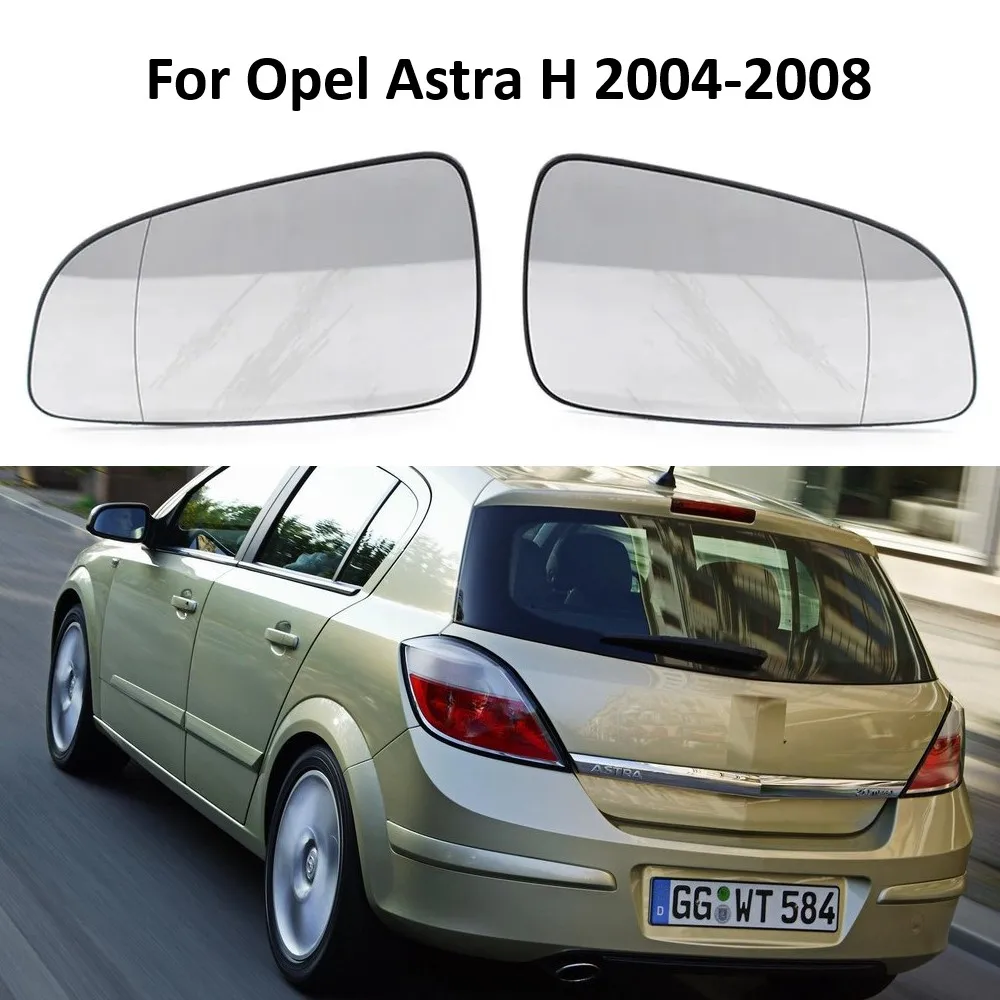 Car Door Side Rearview Wing Mirror Glass Rear View White Heated Mirror ...