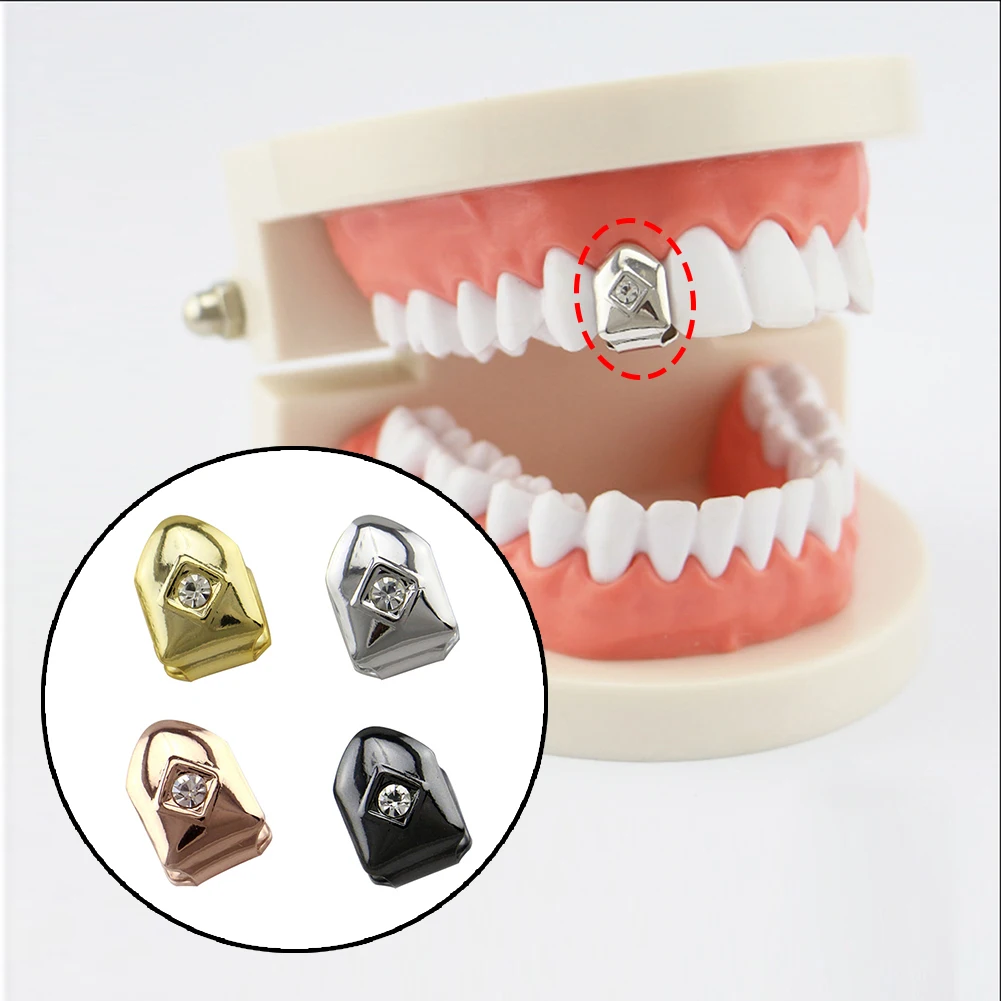 Tooth Caps Punk False Teeth Hip Hop Teeth Removable Dental Body Jewelry ...