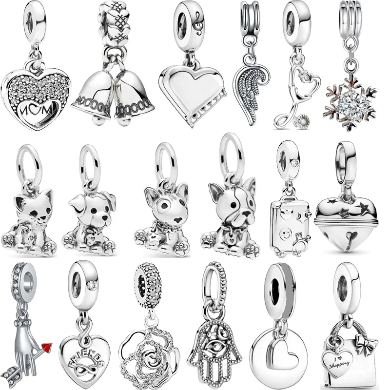 Shining-High-Heel-Car-Dog-Cat-Motorcycle-Wings-Mum-Star-Bead-Fit ...