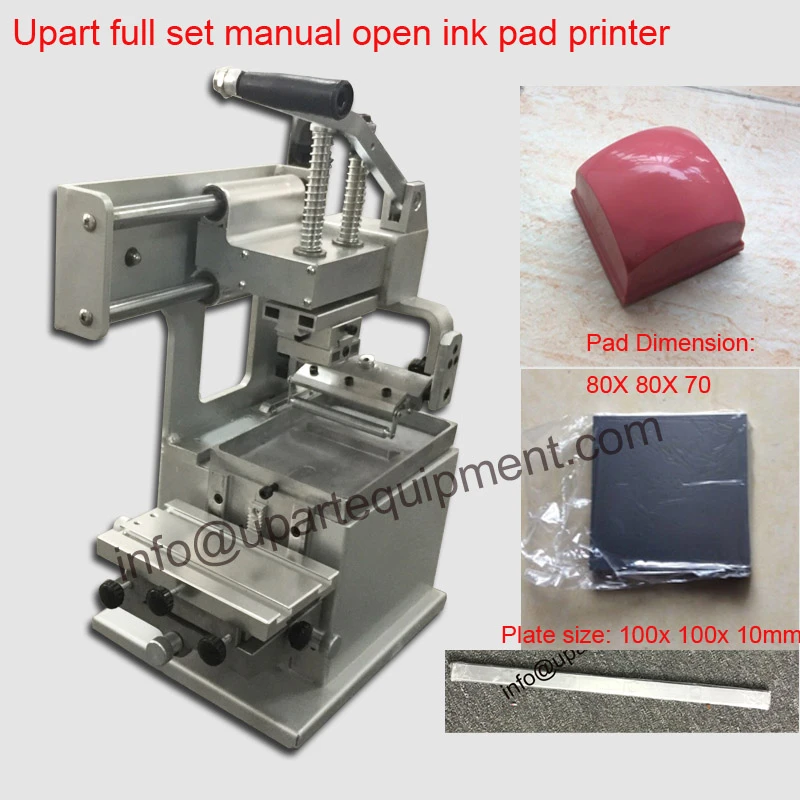 Small Open Inktray Manual Pad Printing Machine