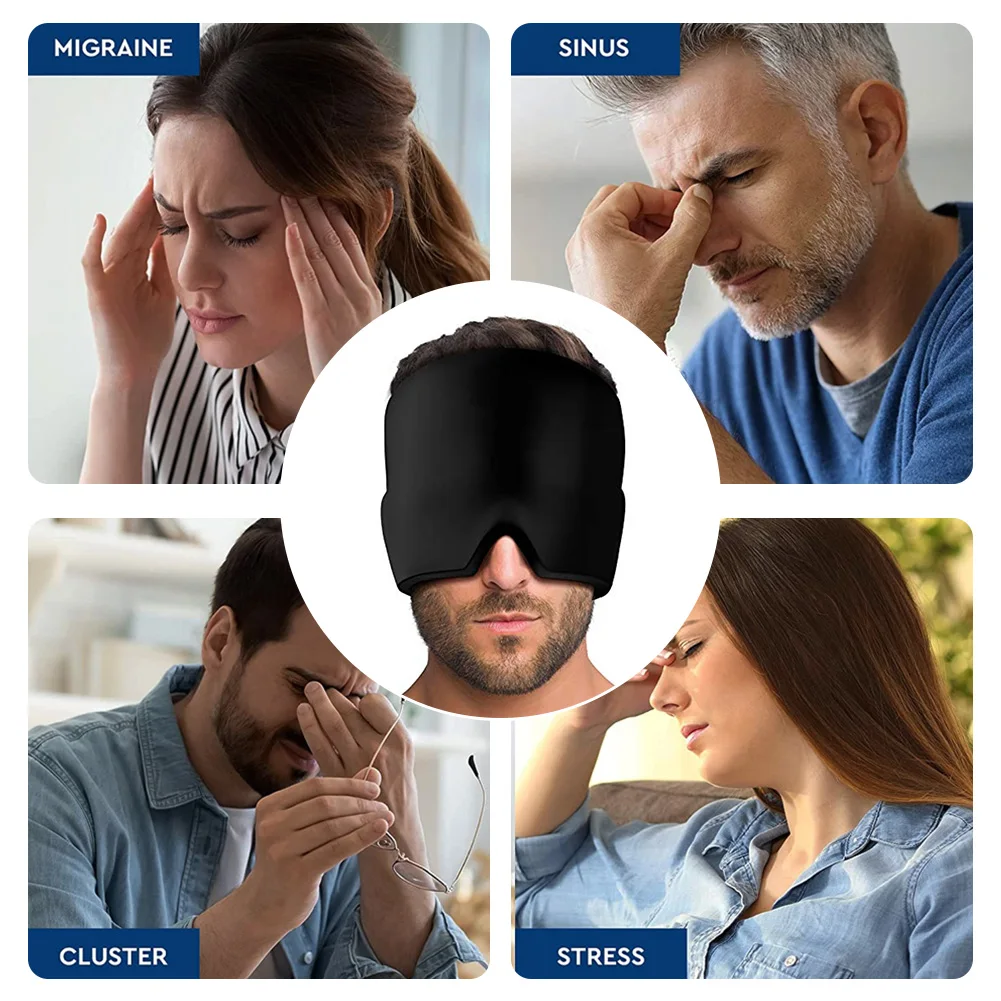 Gel Quente Frio Terapia Dor De Cabeça Dor De Cabeça Alívio Da Enxaqueca ...