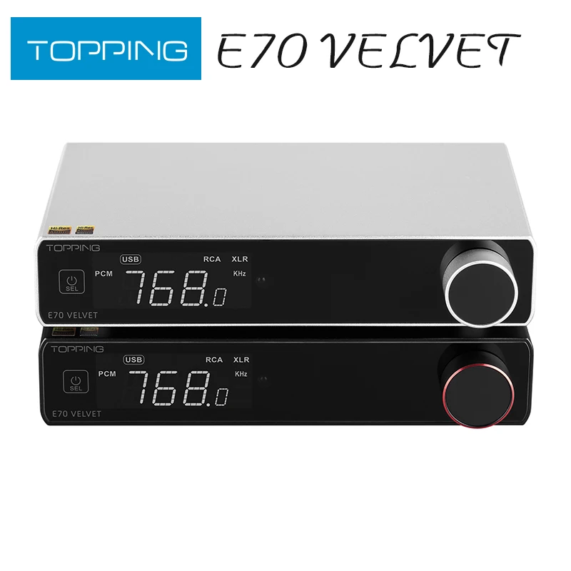 Topping E70 Velvet Ak4499ex Decoder Xu316 Dsd512 Pcm768khz Bluetooth 5. ...