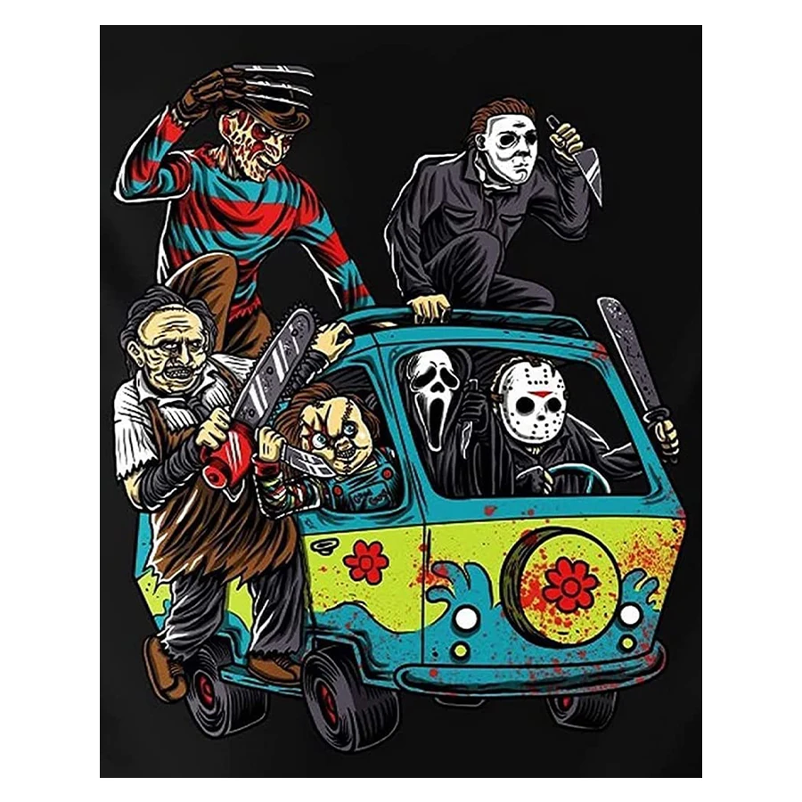 Horror Movie Characters Drawings