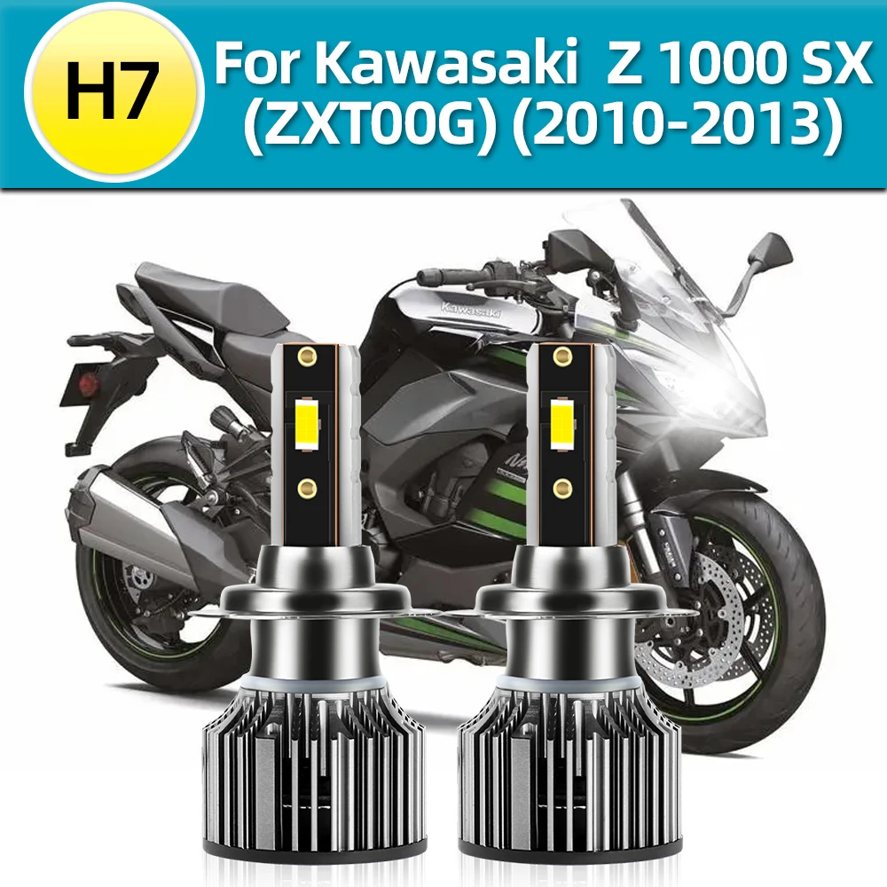 High Low Beam Motorcycle LED Headlight Moto Bulbs 12V CSP Lamp 15000LM ...