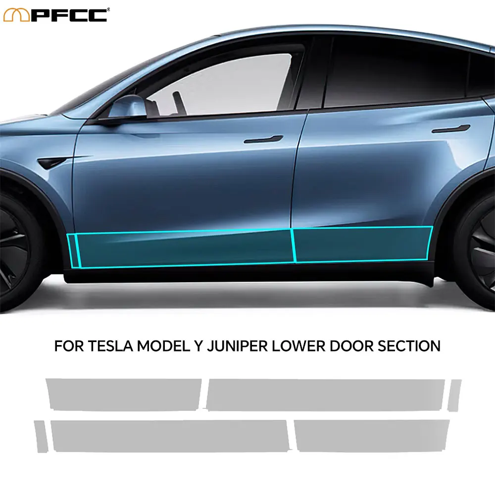 for Tesla Model Y Juniper TPU PPF Paint Protective Film Custom Fit Anti ...