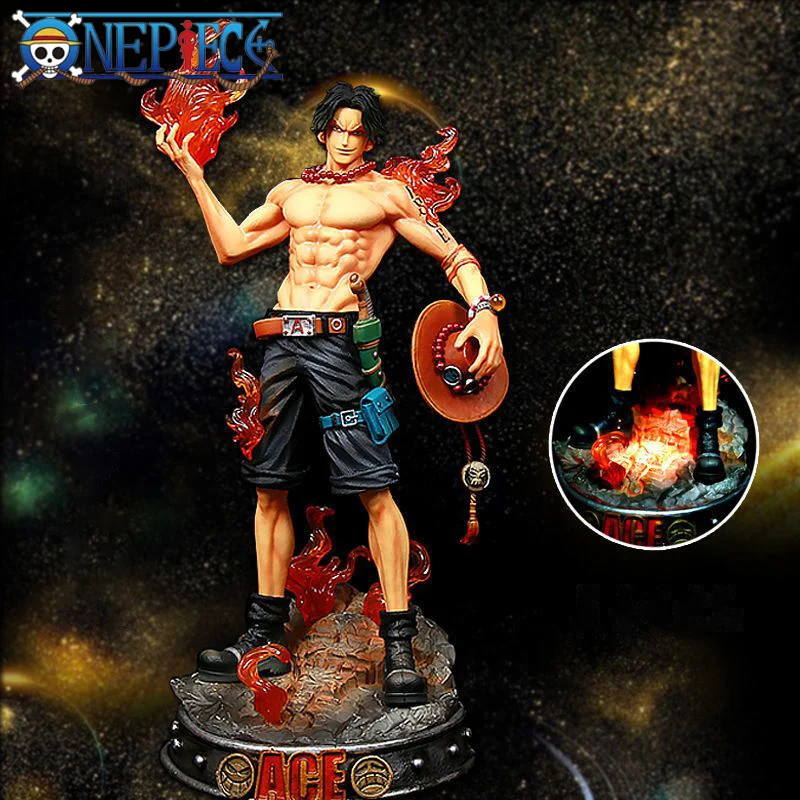 32cm-One-Piece-Portgas-D-Ace-Anime-Figure-GK-LC-Anniversary-Scene-Manga ...