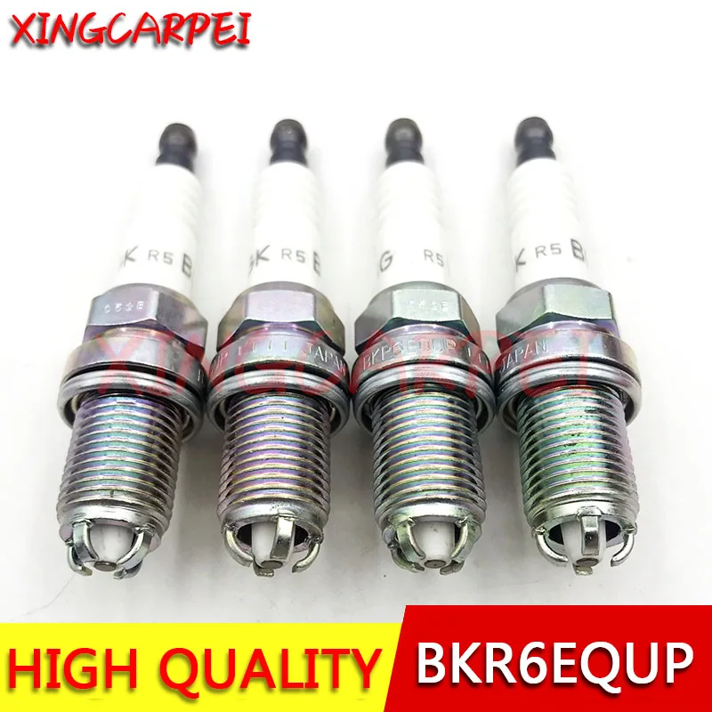 4pcs BKR6EQUP 3199 Platinum Spark Plug For BMW E34 E36 E38 E39 E46 E52 ...