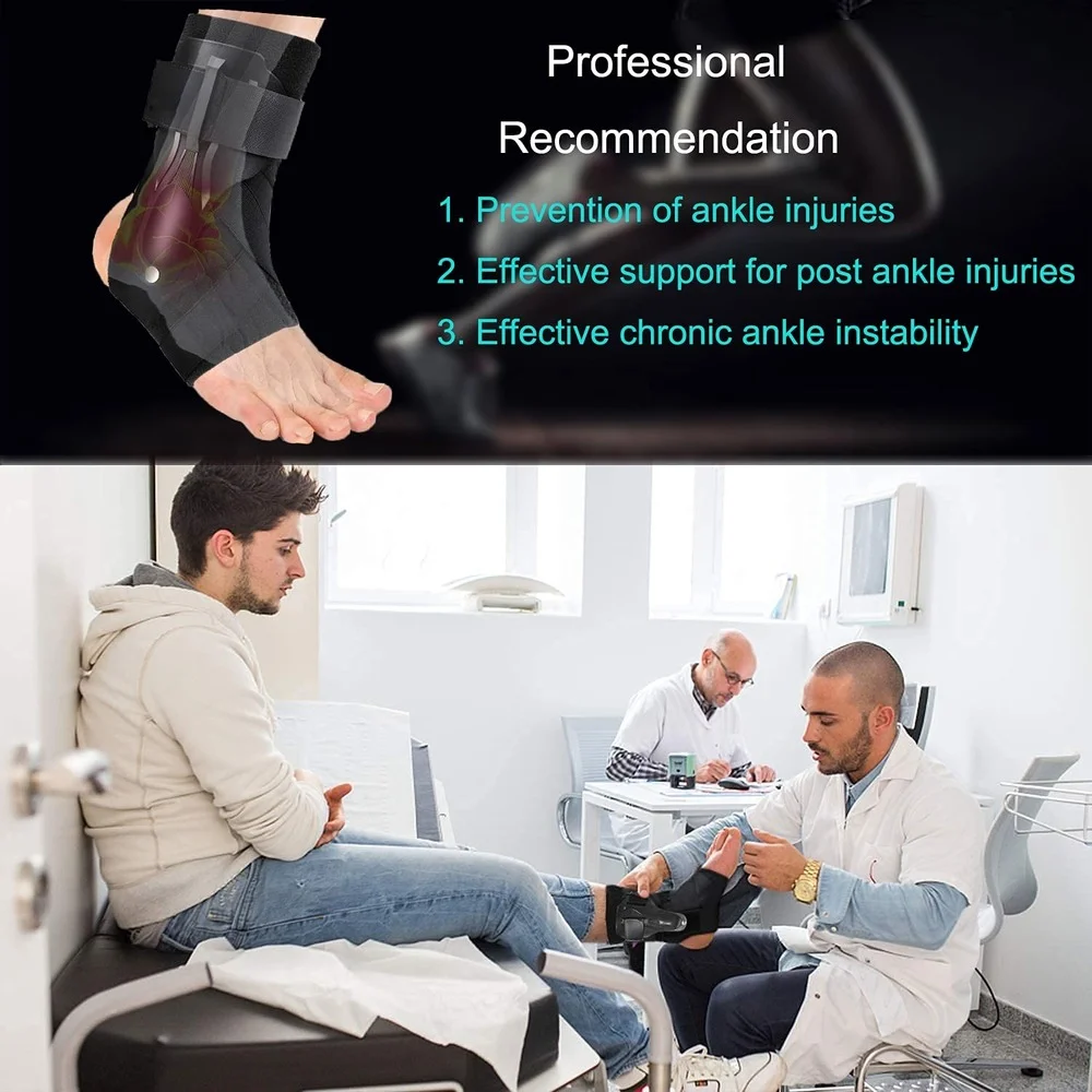 Ankle Sprained Support Brace With Side Stabilizer Ankle