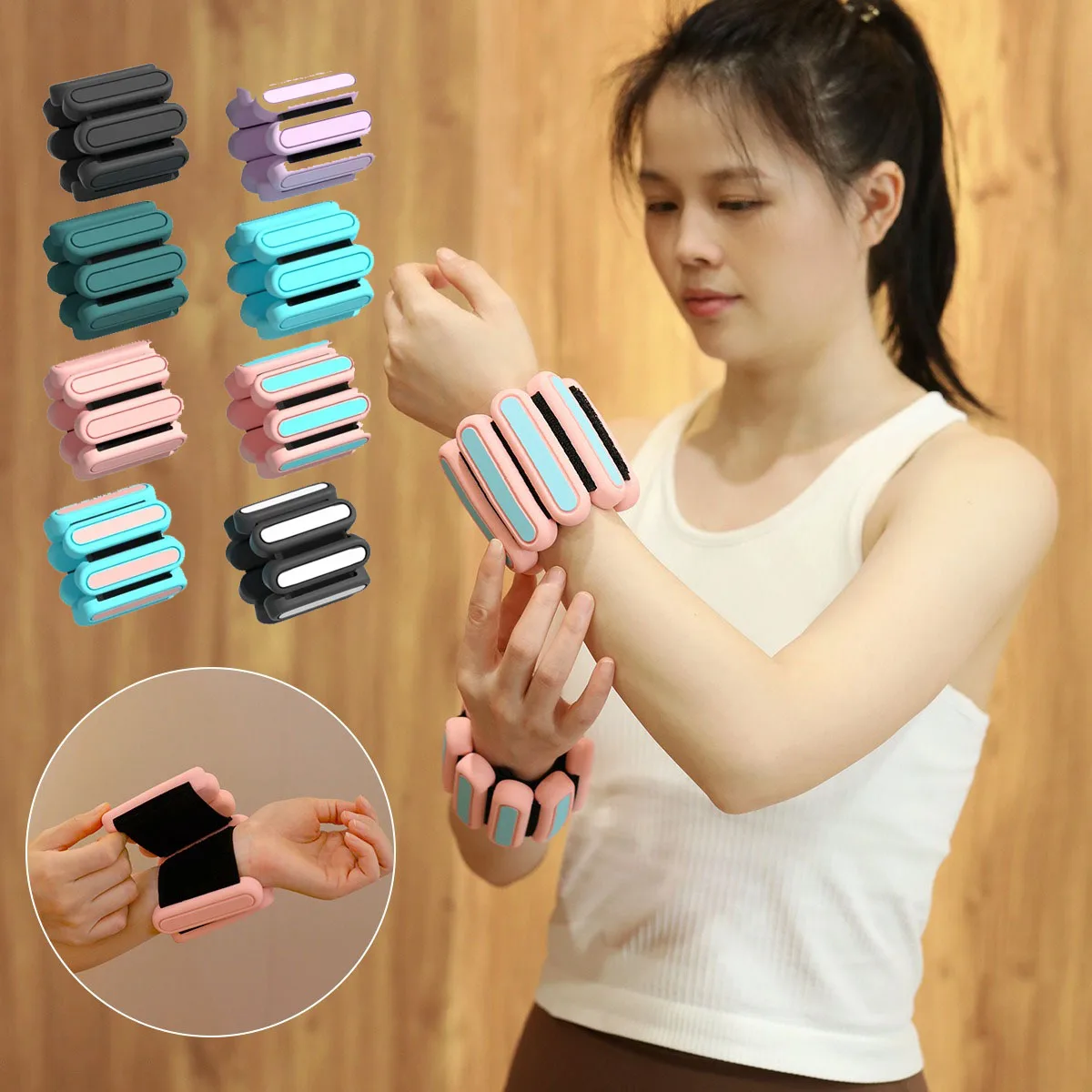 1pcs-450g-1lbs-Fitness-Bearing-Bracelet-Exercise-Wrist-Ankle-Weight ...