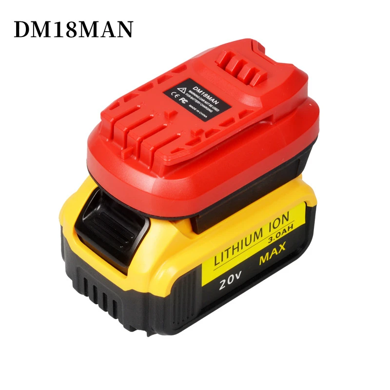Battery Adapter For Craftsman 20v Cordless Tools,dm18man Adaptor For De ...
