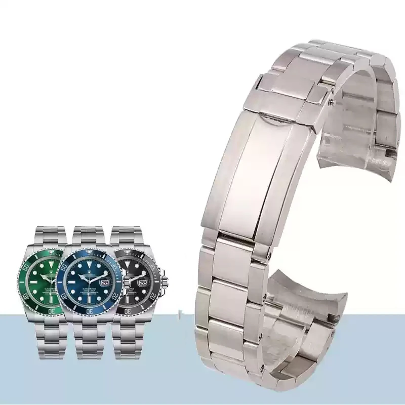 Oyster Bracelet 904L Stainless Steel Watch Band for Rolex SUBMARINER ...