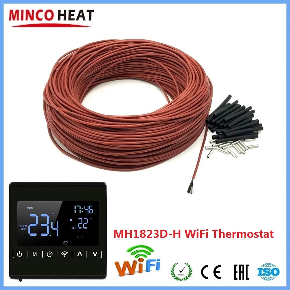 12K 33ohm/m Infrared Carbon Fiber Heating Cable Floor Warming Wire with ...