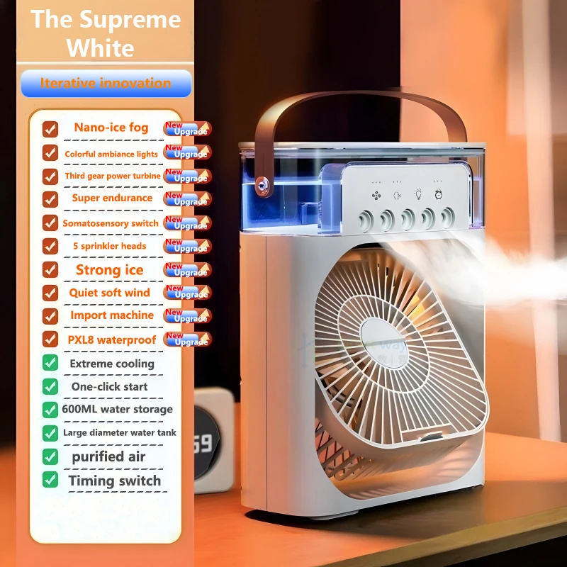 Portable-Camping-Fan-Air-Conditioners-USB-Electric-Fan-LED-Night-Light ...