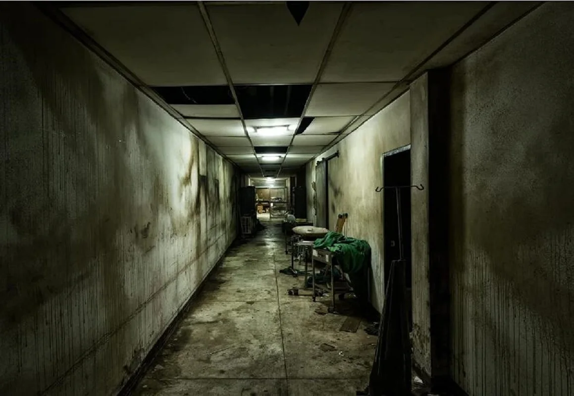 Scary Hospital Hallway