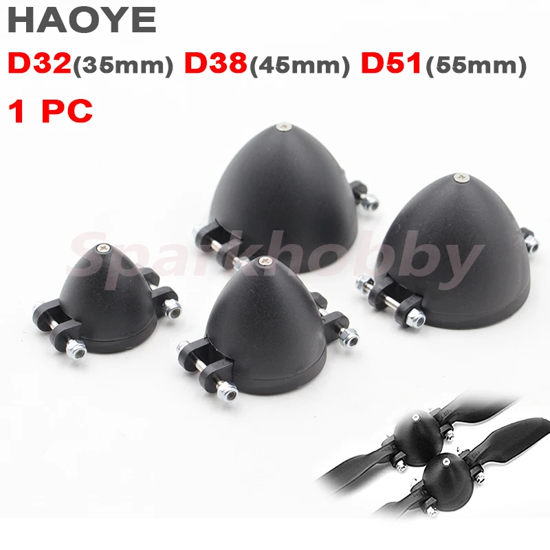 Haoye 1pc Folding Propeller Plastic Spinner D32 D38 D51mm Motor Shaft ...