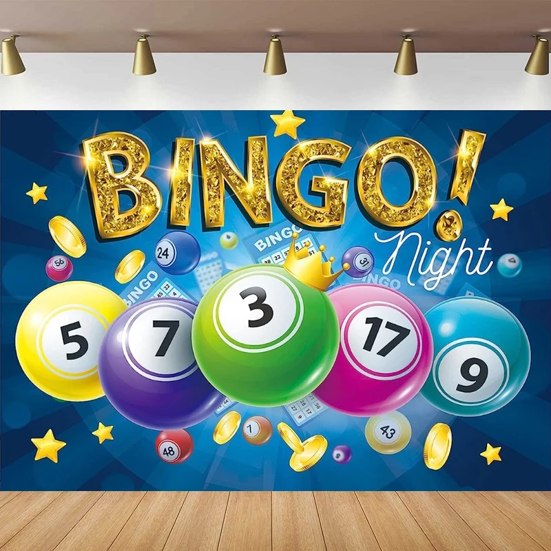 Bingo-Night-Photography-Backdrop-Snooker-Game-Time-Cards-Contest-for ...
