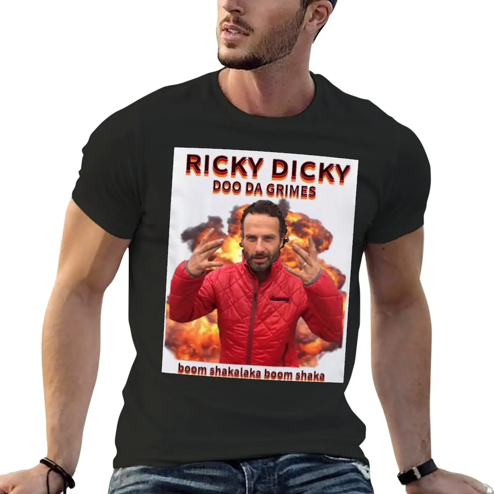 Ricky-Dicky-Doo-Da-Grimes-T-Shirt-korean-fashion-graphic-tee-shirt ...