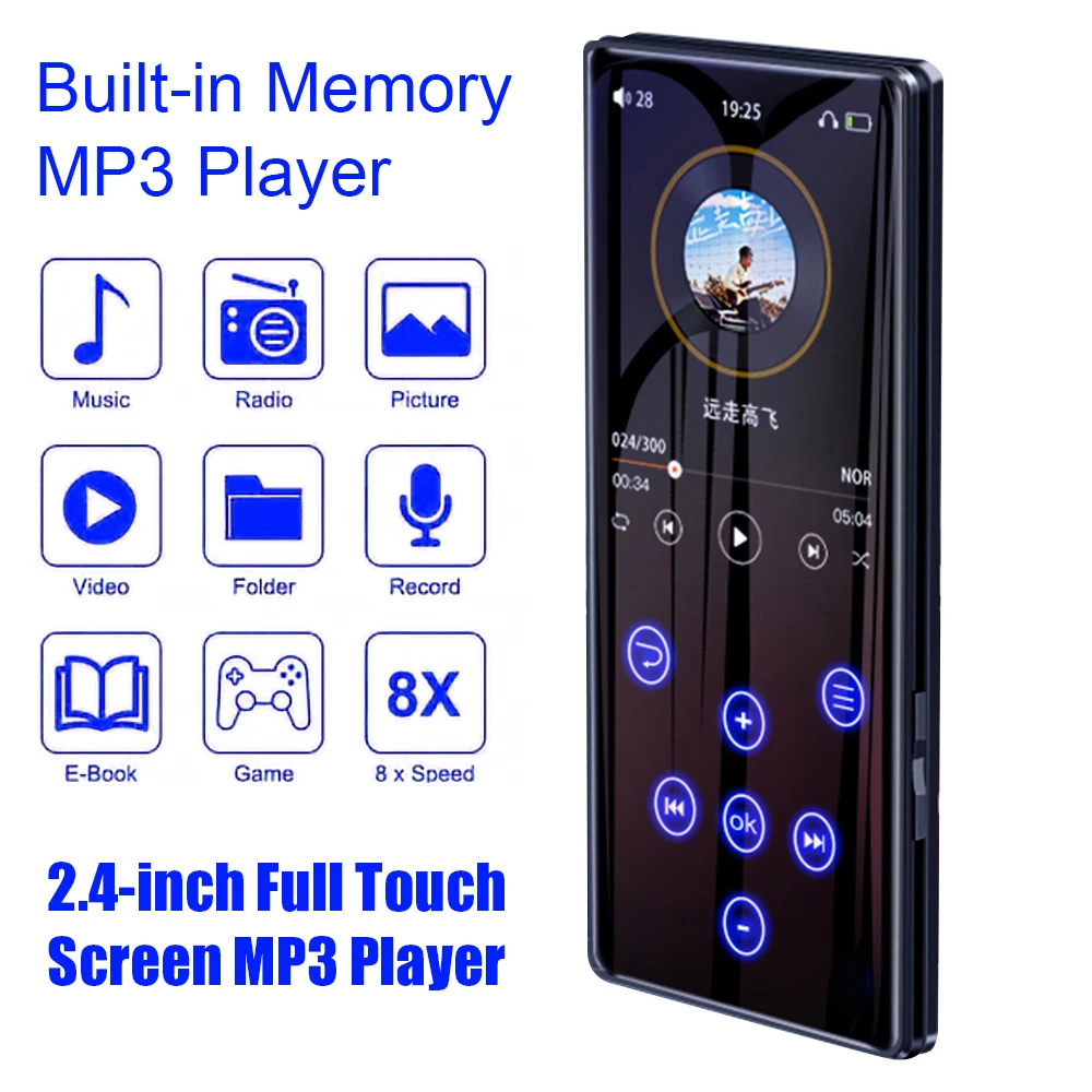 Mini-reproductor-MP3-con-pantalla-t-ctil-de-2-4-pulgadas-dispositivo ...