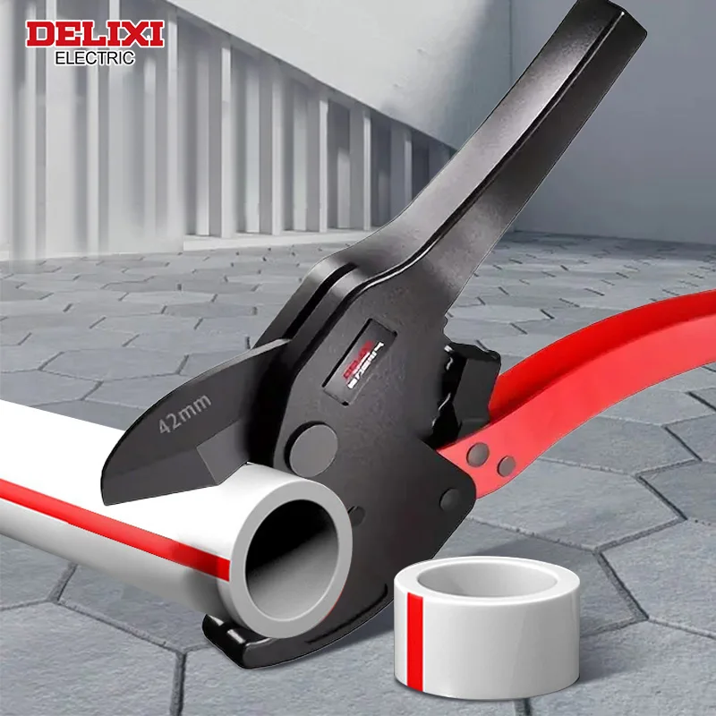 DELIXI-ELECTRIC-Pipe-Cutter-Pipe-Scissors-SK5-Material-Ratchet-Cutter ...
