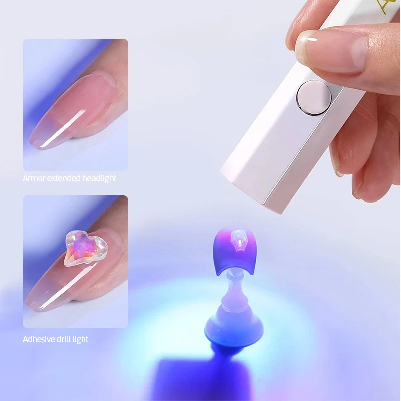 Mini Portable UV Light Nail Dryer Lamp Handheld LED Light For Curing ...