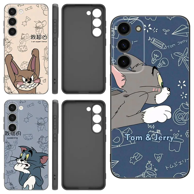 J-Jerrys-Mouse-Tom-Cat-Black-Silicone-Phone-Case-For-Samsung-Galaxy-S20 ...